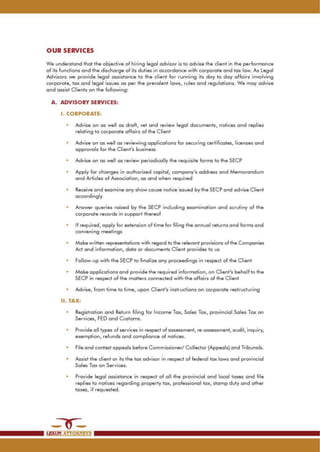 LEXUM ATTORNEYS - Pakistan | PPSX