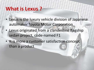 Lexus | PPTX