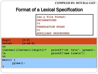 LEX Intrduction Compiler Construction_VIET.ppt