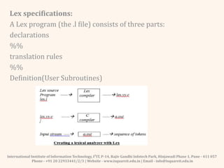 What Is LEX and YACC? | PPTX