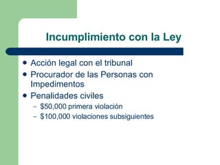 Ley ADA | PPT
