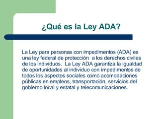 Ley ADA | PPT