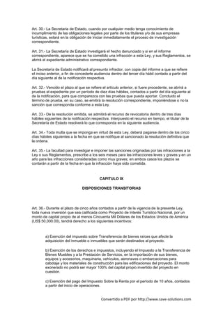 Ley de-turismo | PDF