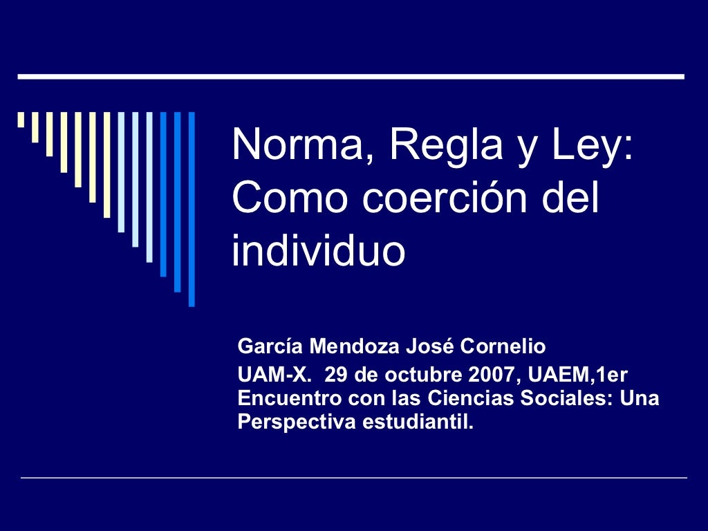 Ley Regla Y Norma