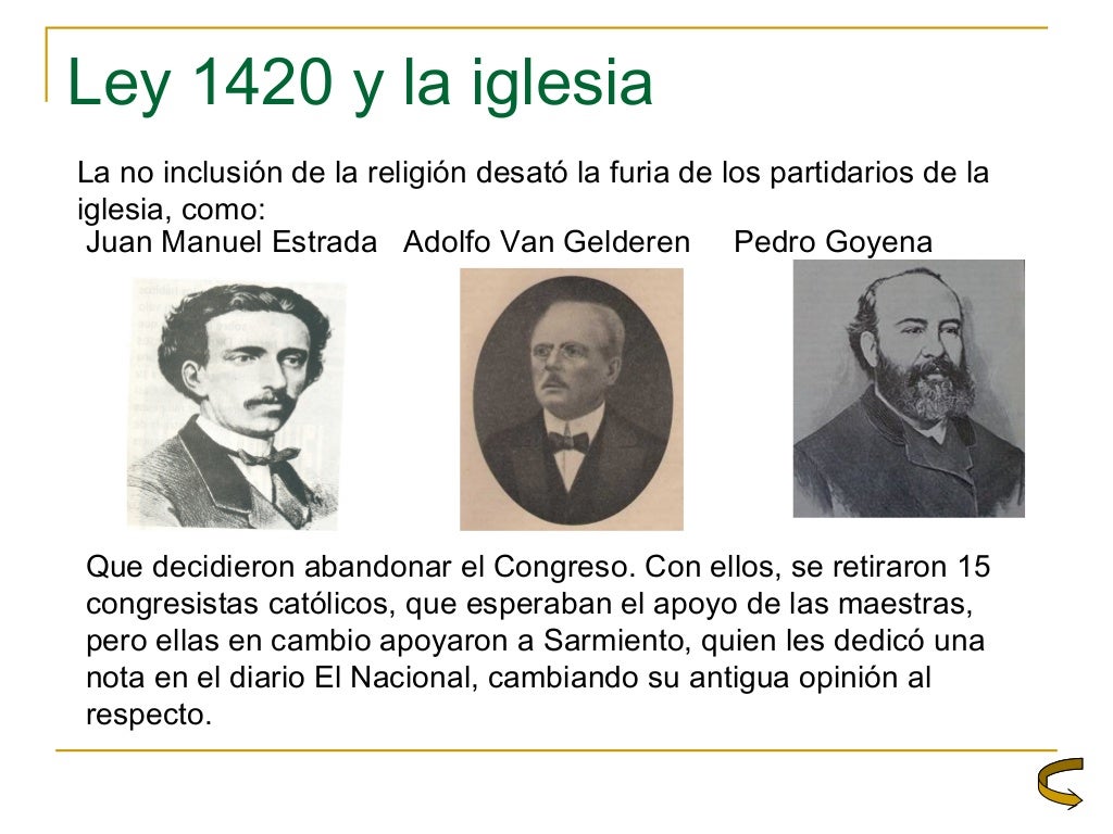 Ley 1420