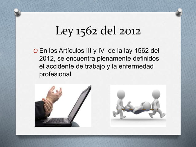 Ley 1562 del 2012 | PPTX