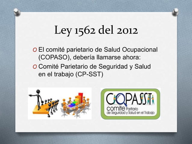 Ley 1562 del 2012 | PPTX