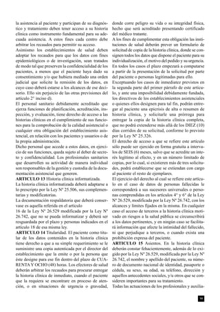 ley 26529 derechos paciente | PDF