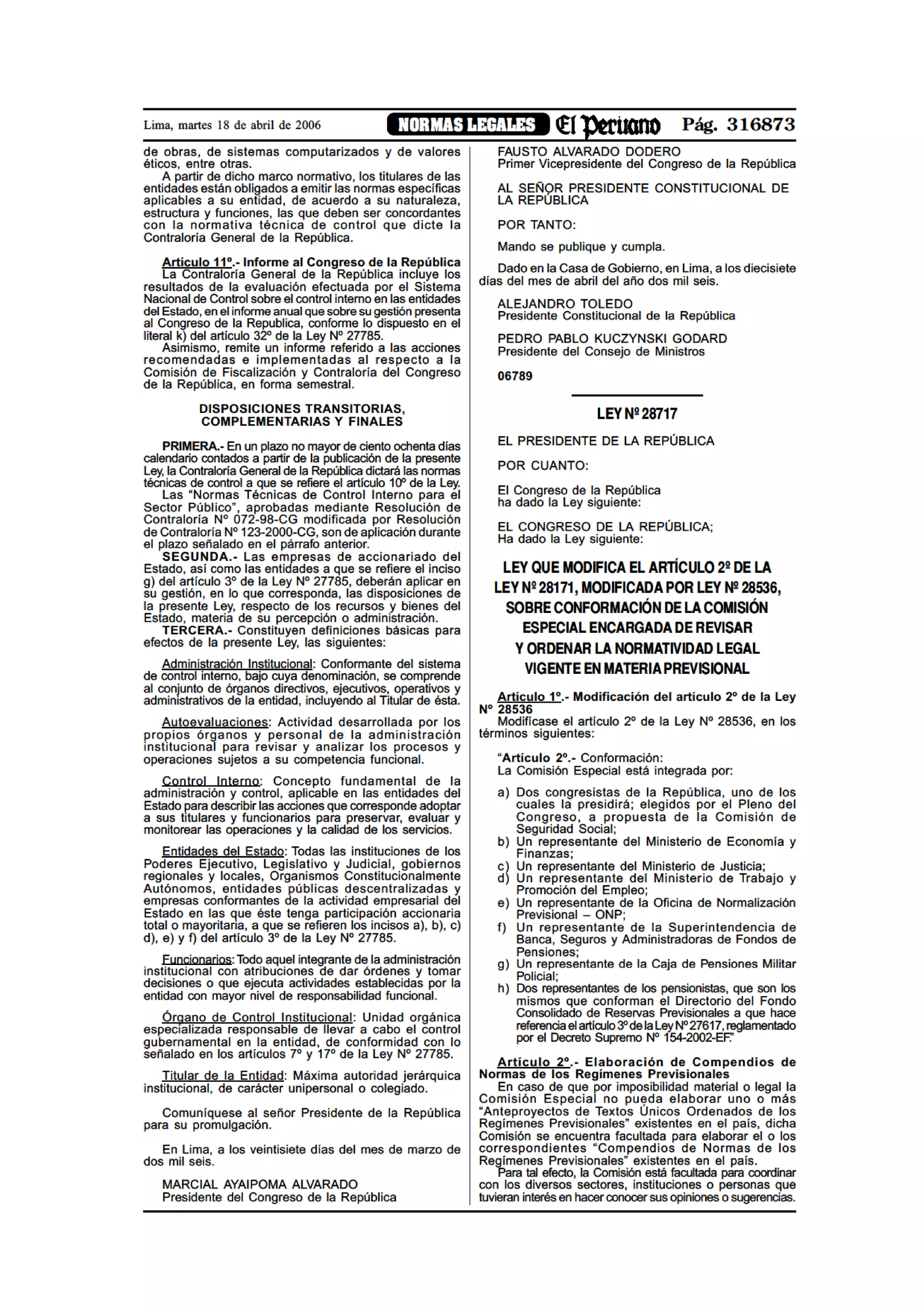 Ley 28716 (1)yyyyyyyyyyyyy | PDF