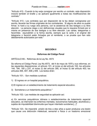 Ley 7600 | PDF