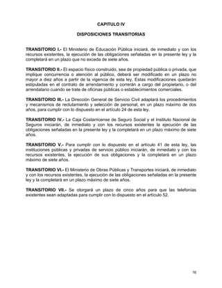 Ley 7600 Igualdad Costa Rica | DOC