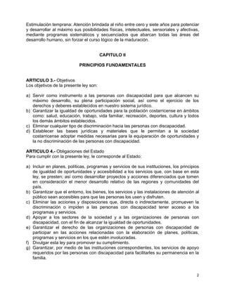 Ley 7600 Igualdad Costa Rica | DOC