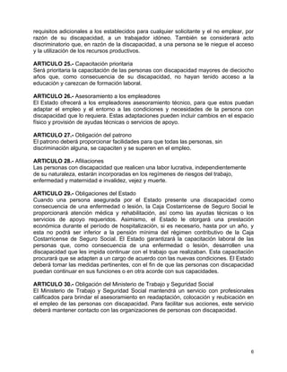 Ley 7600 Igualdad Costa Rica | DOC