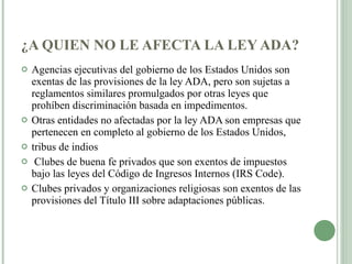 Ley ada | PPT