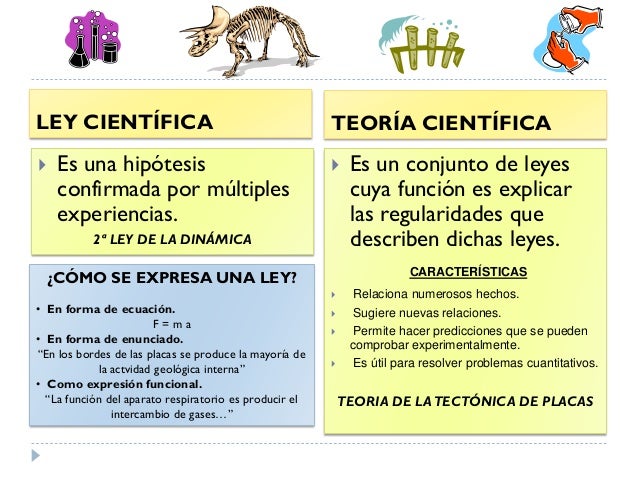 La relación entre ley y teoría científica: ¿Cómo se complementan ...