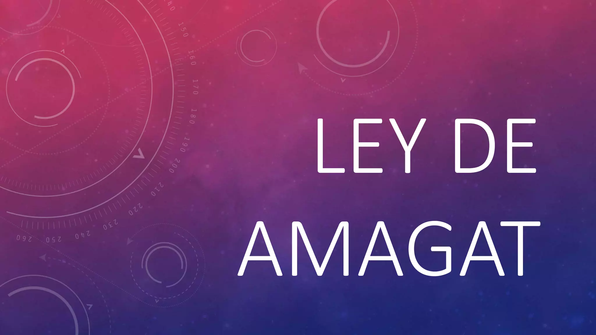 Ley de amagat: ronnie Ordóñez | PPTX