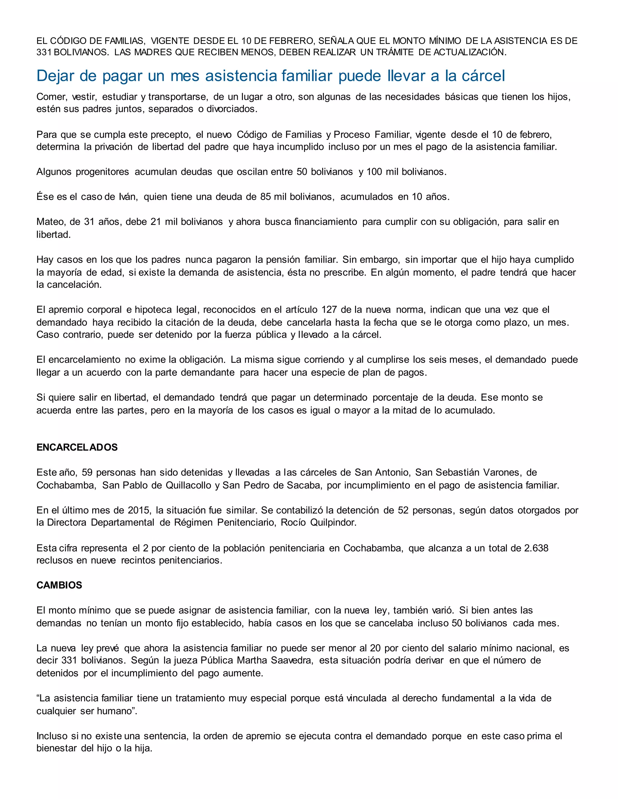 Ley de asistencia familiar | DOCX