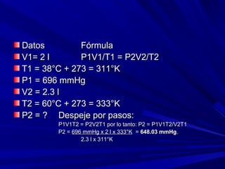 Ley de boyle | PPT