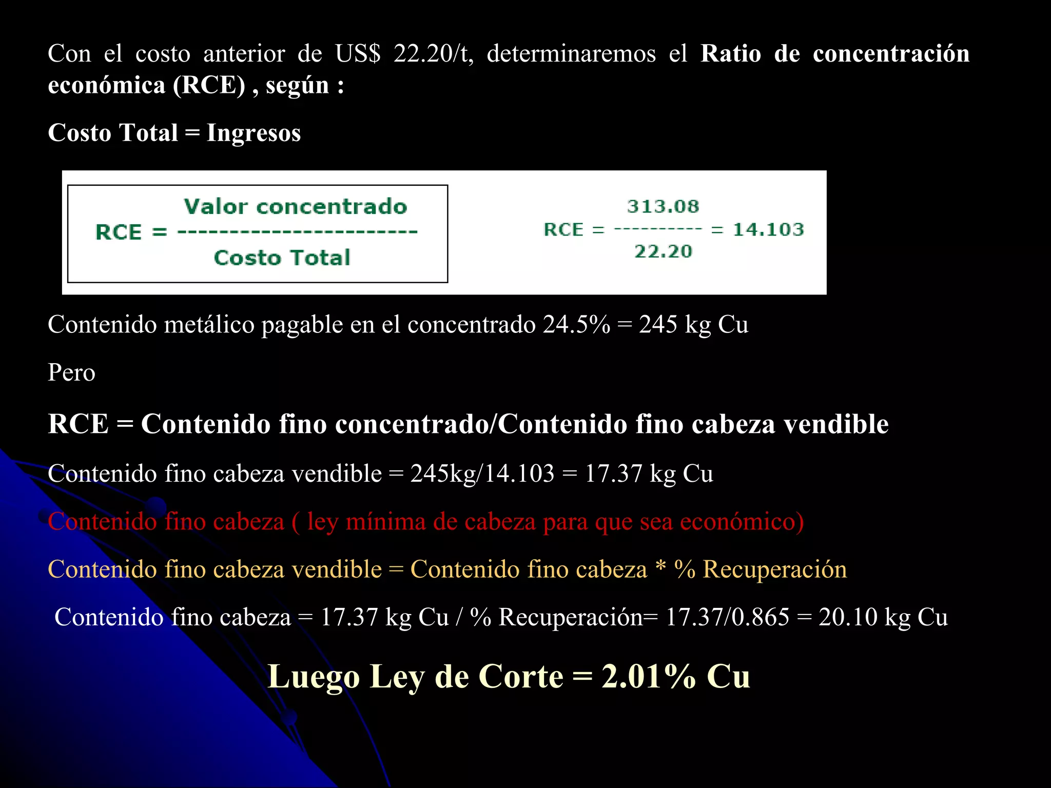 Ley De Cut Off Ley De Corte | PPT
