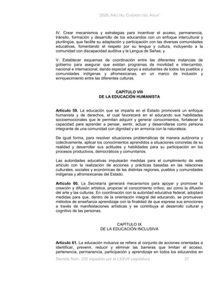Ley de Educación para Nuevo León 2026: Derechos, Inclusión y Calidad ...