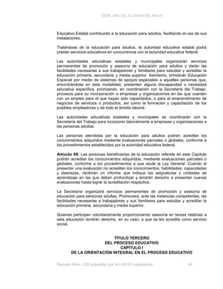 Ley de Educación para Nuevo León 2026: Derechos, Inclusión y Calidad ...