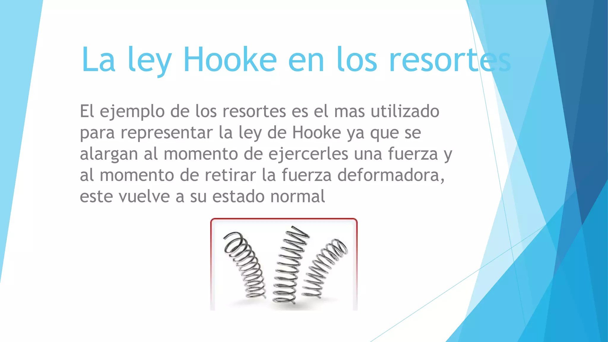 Ley de hooke | PPT