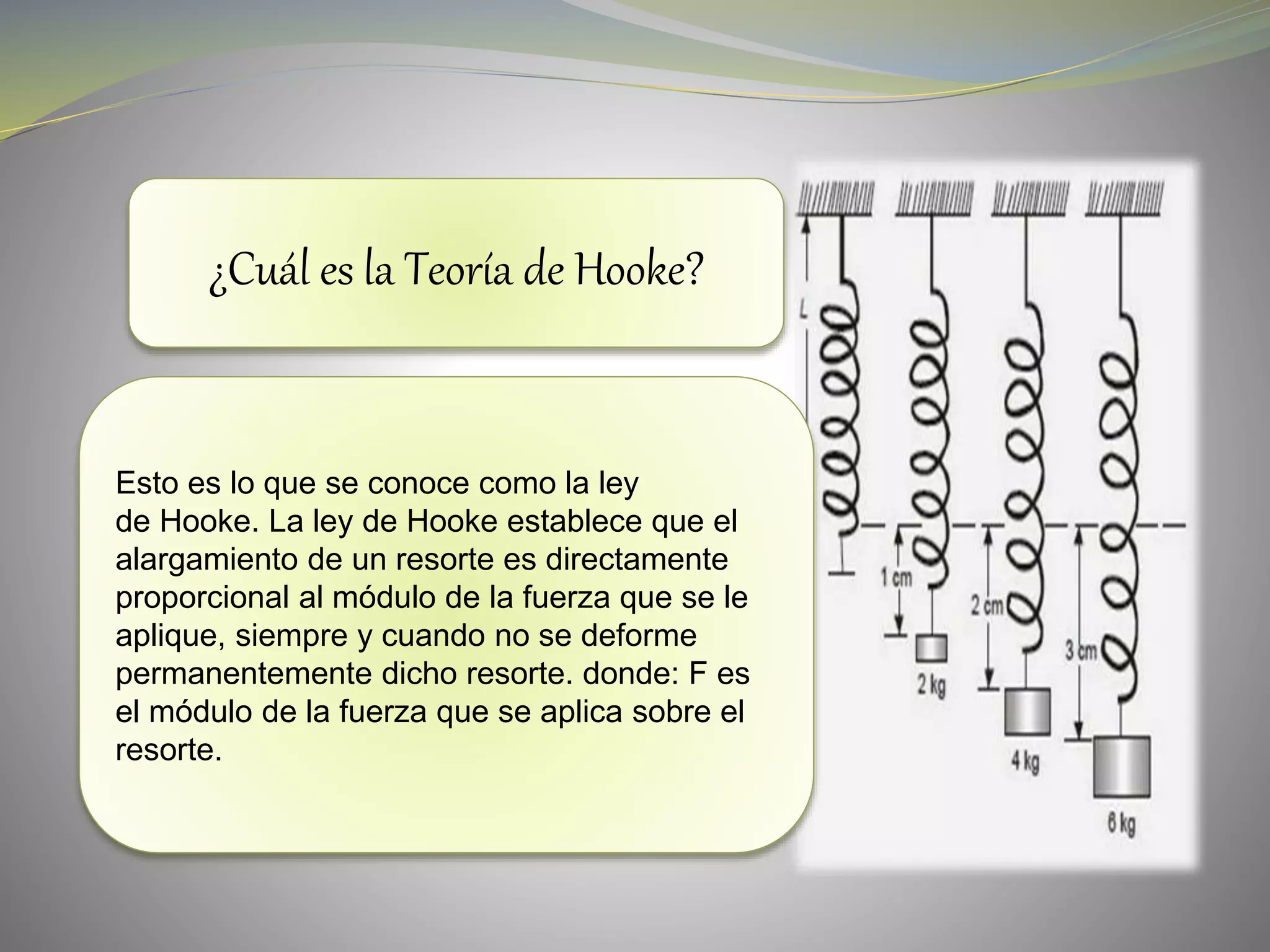 Ley de hooke | PPT