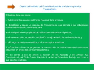 Ley del infonavit | PPT