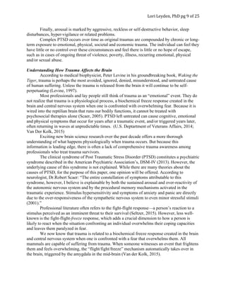 Leyden transgenerational trauma 10-30-16 (2) | PDF | Brain and Nervous ...