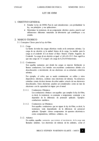 Ley de Ohm | DOCX