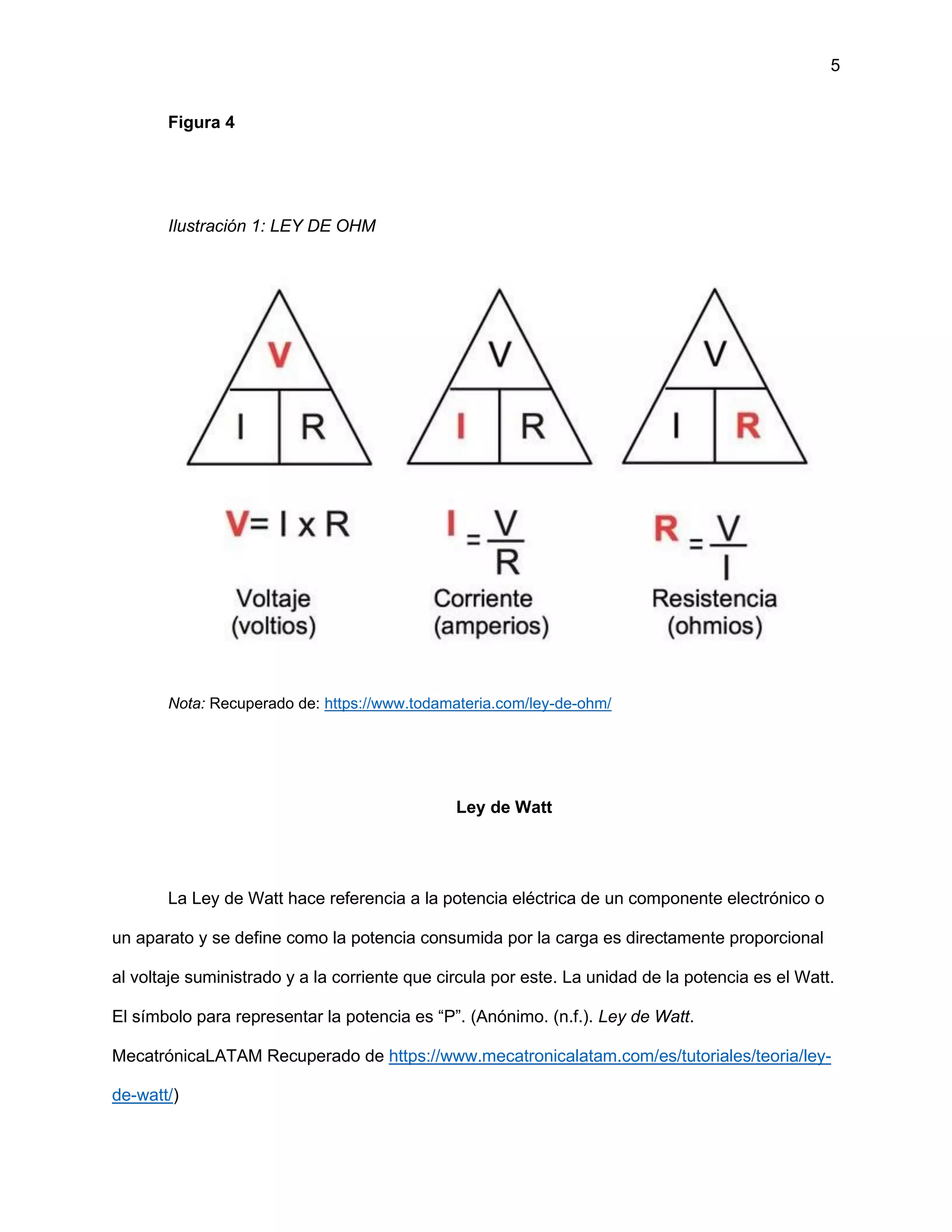 Ley de ohm, ley de watt, código de colores y protoboard | PDF