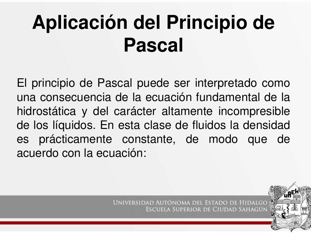 Ley de pascal