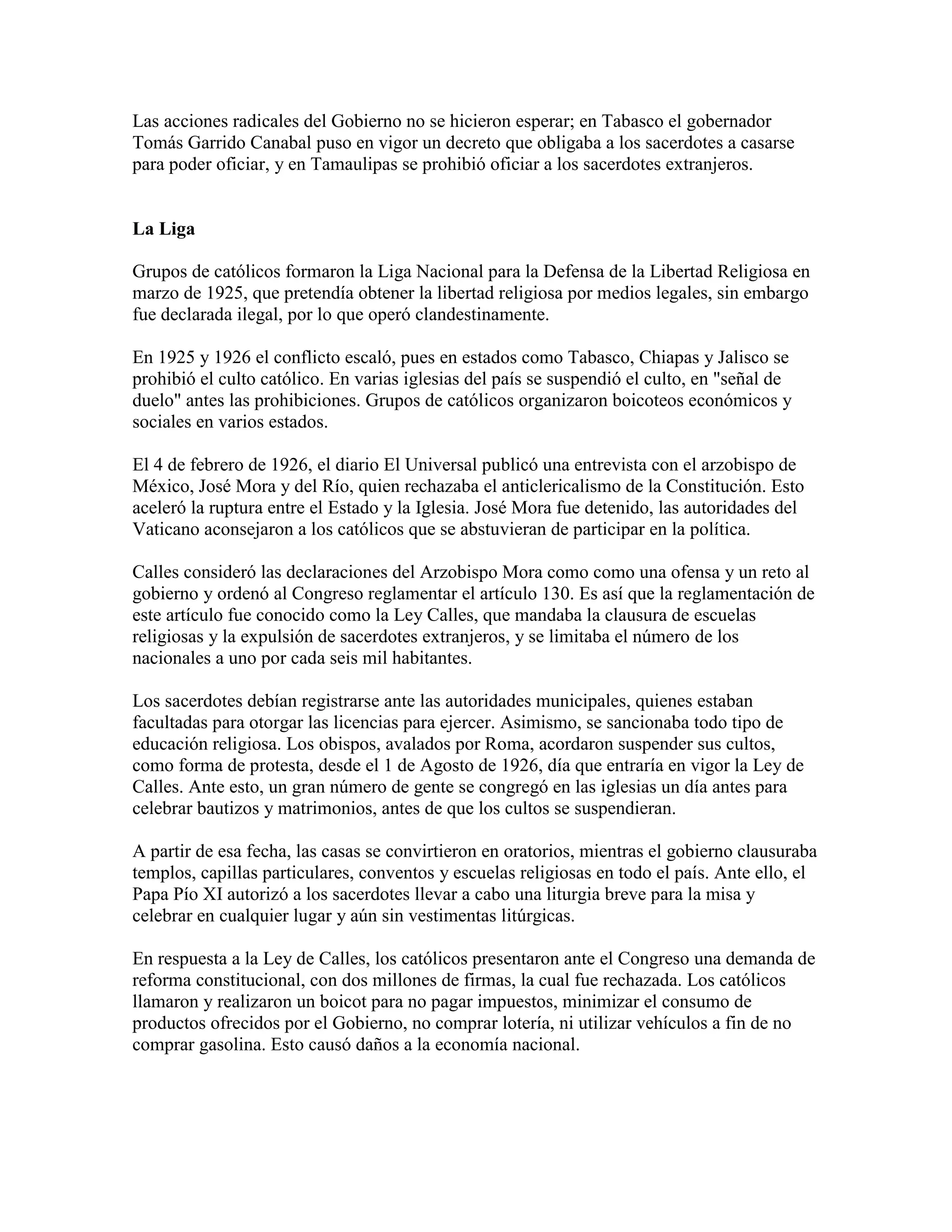 Ley de plutarco elias calles | DOCX