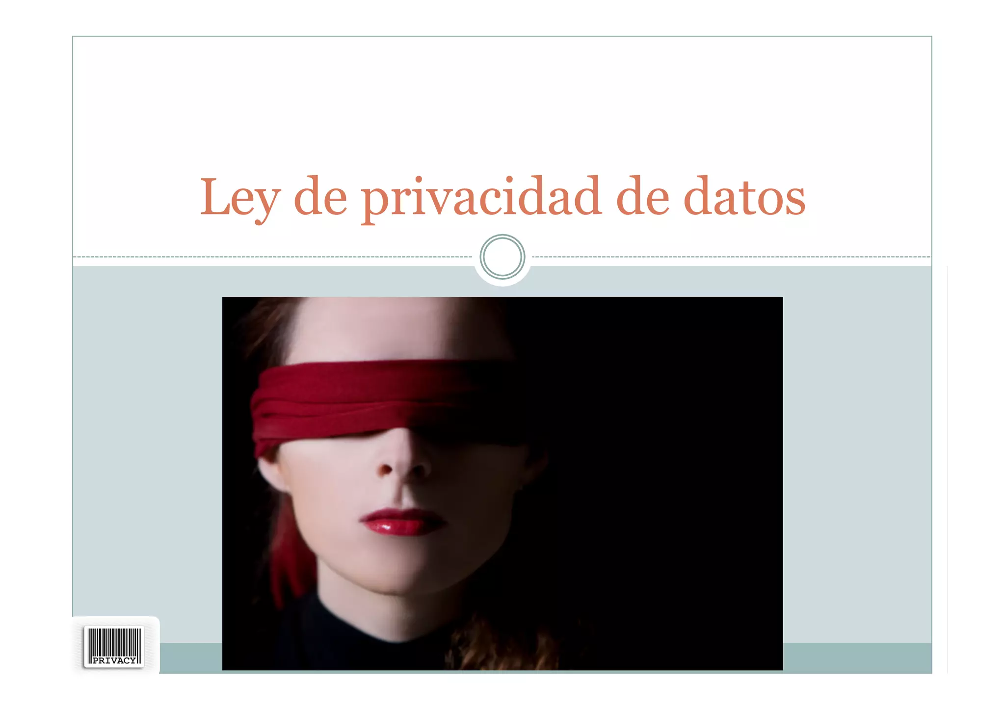 Ley de privacidad de datos personales | PDF