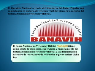 Ley de regimen prestacional de vivienda y habitat | PPTX
