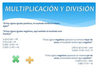 Ley de signos | PPTX