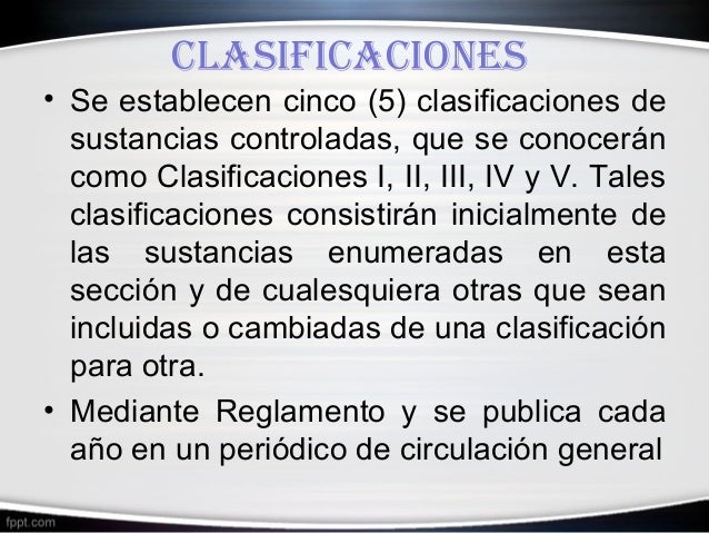 Sustancias Controladas