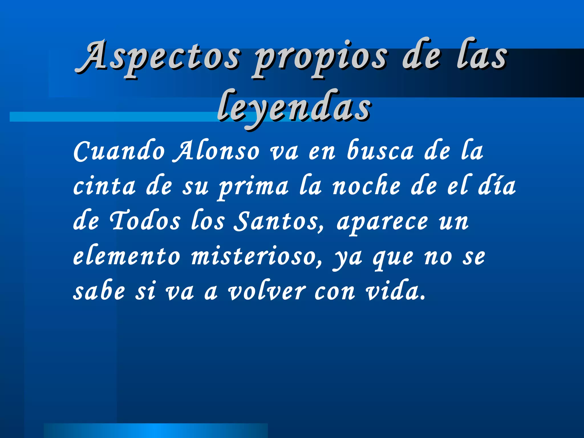 El monte de las ánimas | PPT