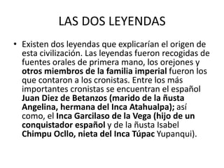 Leyenda del imperio inca | PPTX