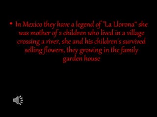 Leyenda la llorona | PPTX