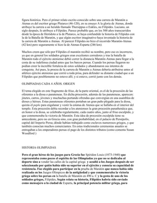 ORIGEN DEL MARATON. GRECIA | DOCX