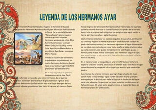 Leyendas incas | PDF