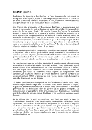 Leyendas Negras España. | DOCX