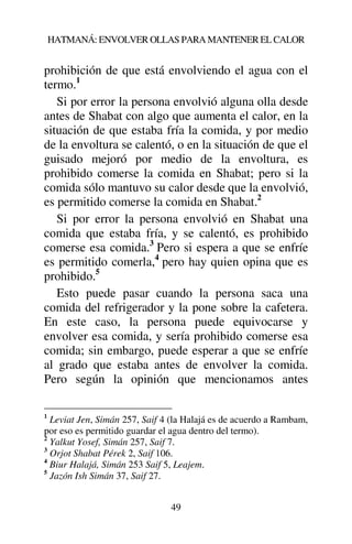 Leyes de bishul shabbat | PDF