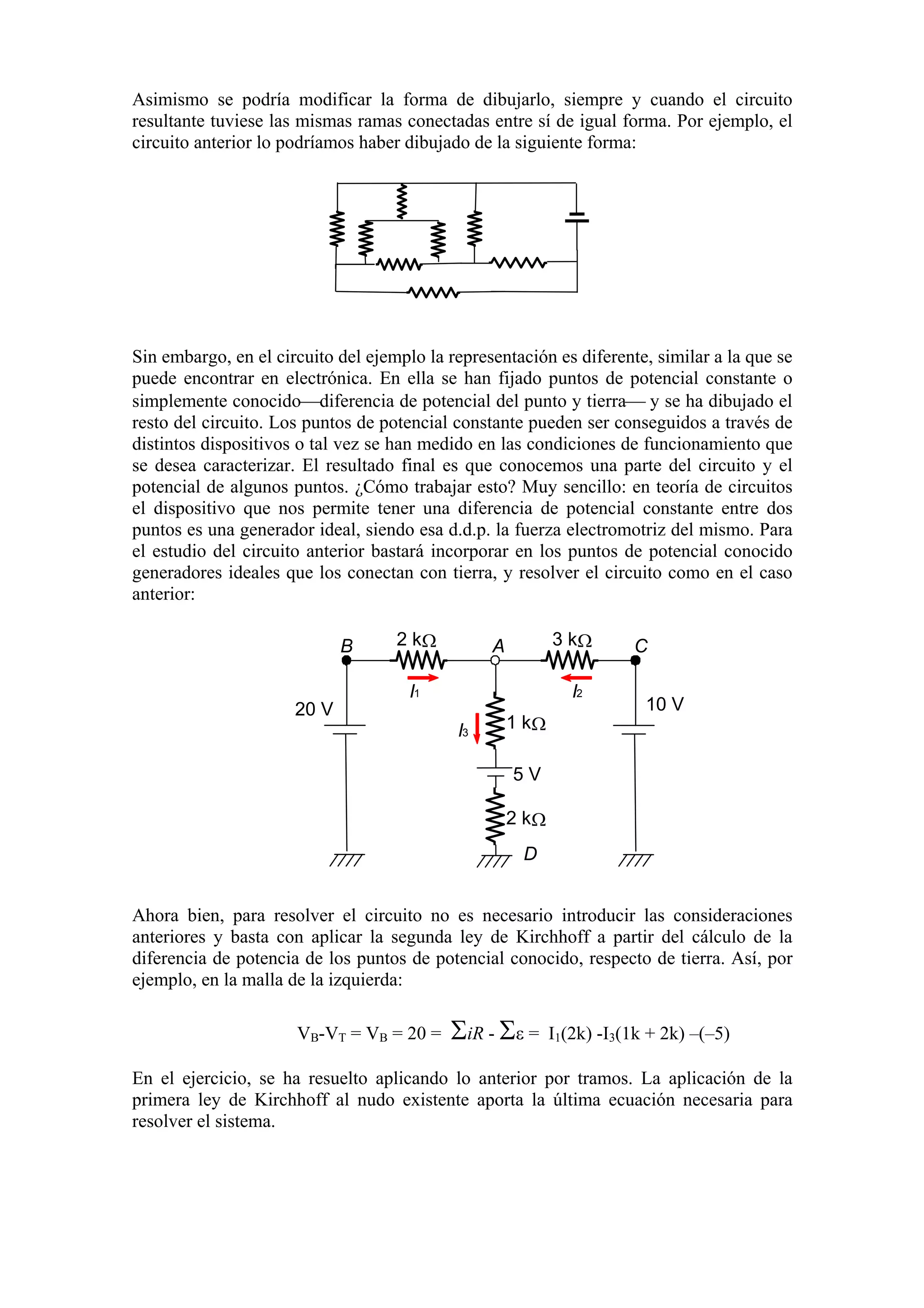 Leyes de kirchhoff ejercicios resueltos 3 | PDF