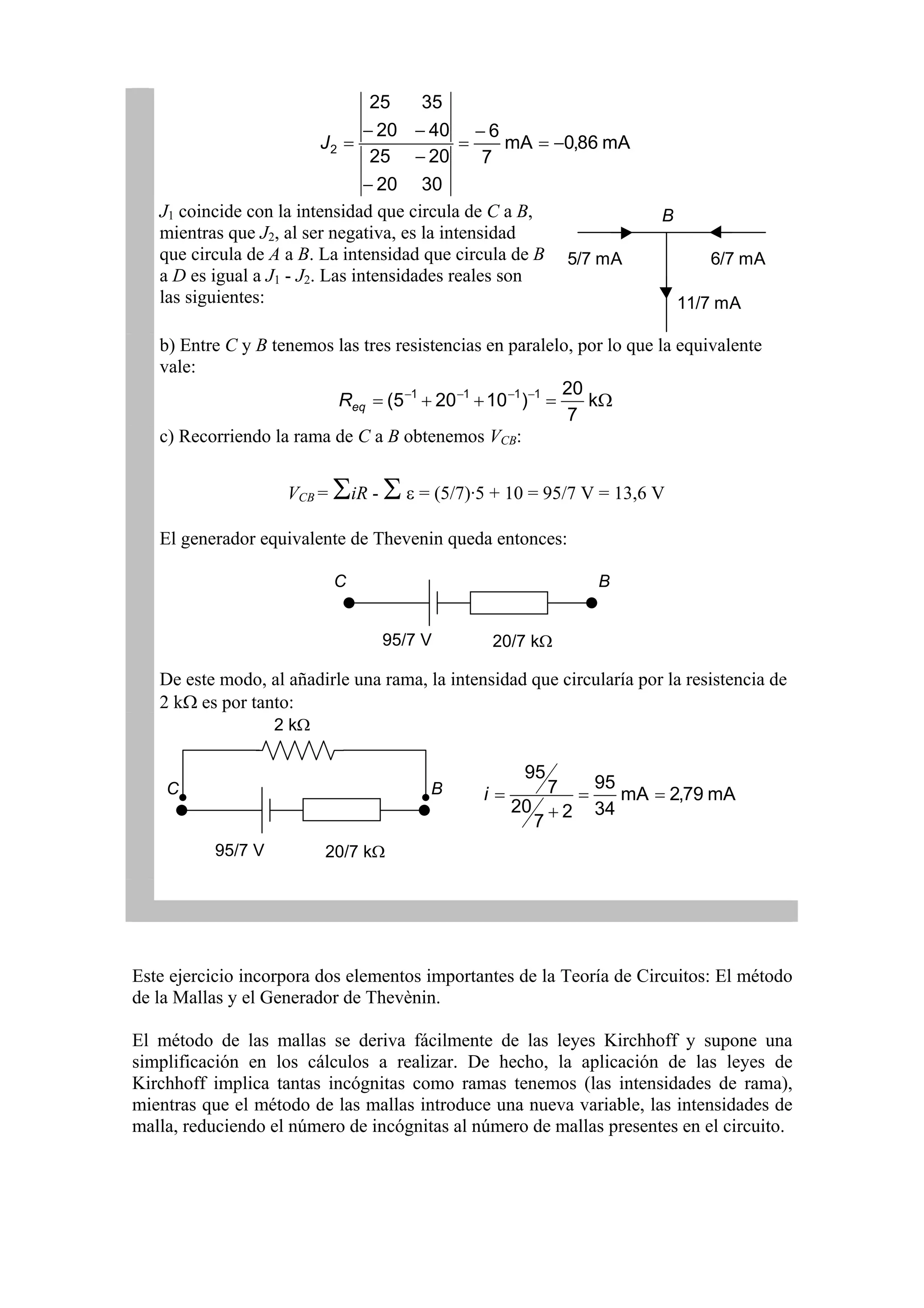 Leyes de kirchhoff ejercicios resueltos 3 | PDF