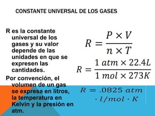 Leyes de los gases | PPTX