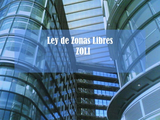 Zonas Libres y Zonas Industriales de Procesamiento, Honduras | PPTX