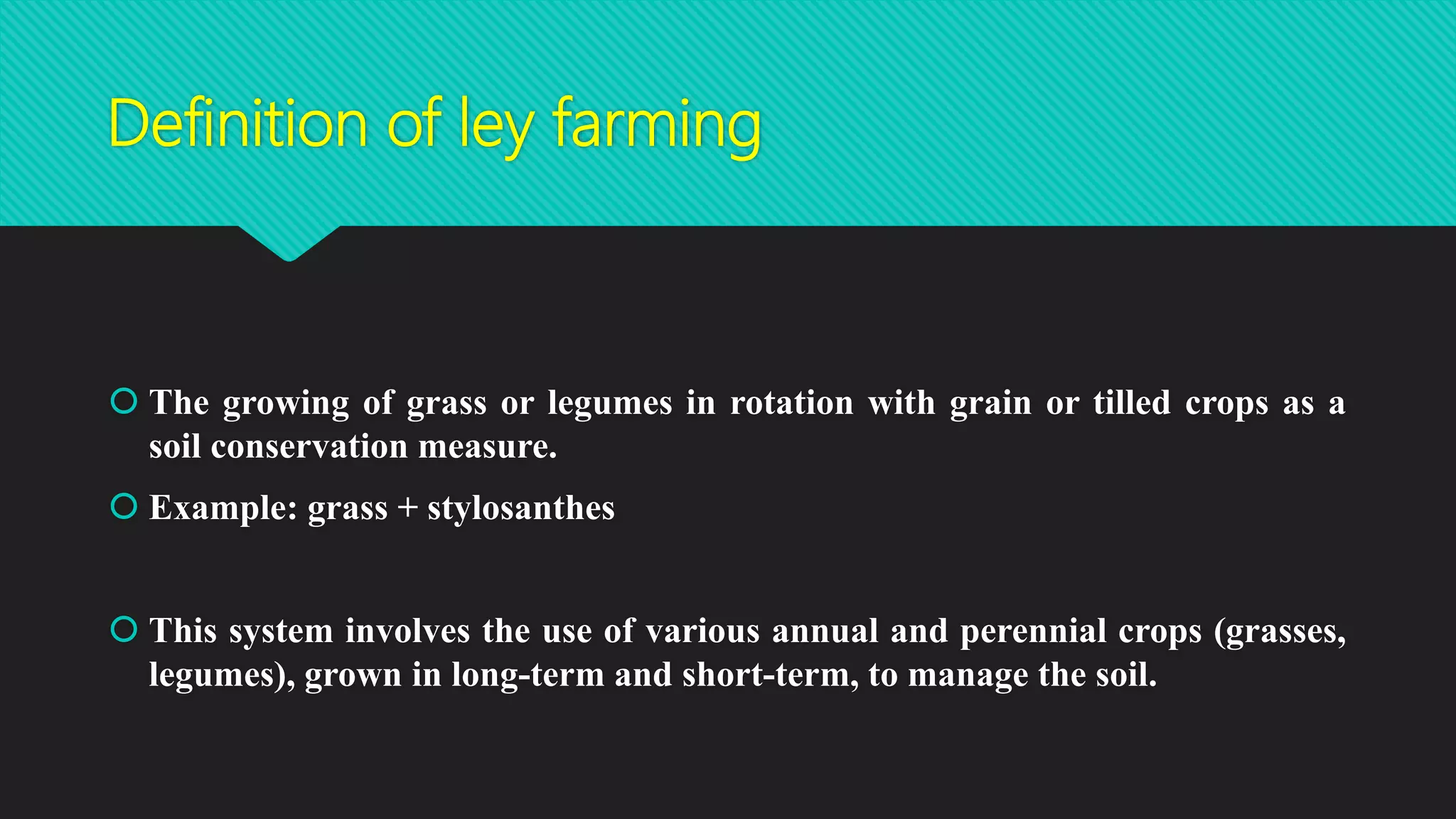 Ley farming ppt | PPTX