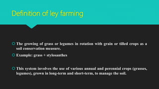 Ley farming ppt | PPTX